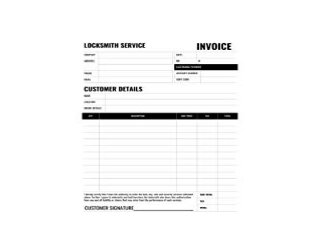 epub$@@ Receipt Locksmith Book 60 Invoices Work Orders for Locksmiths…