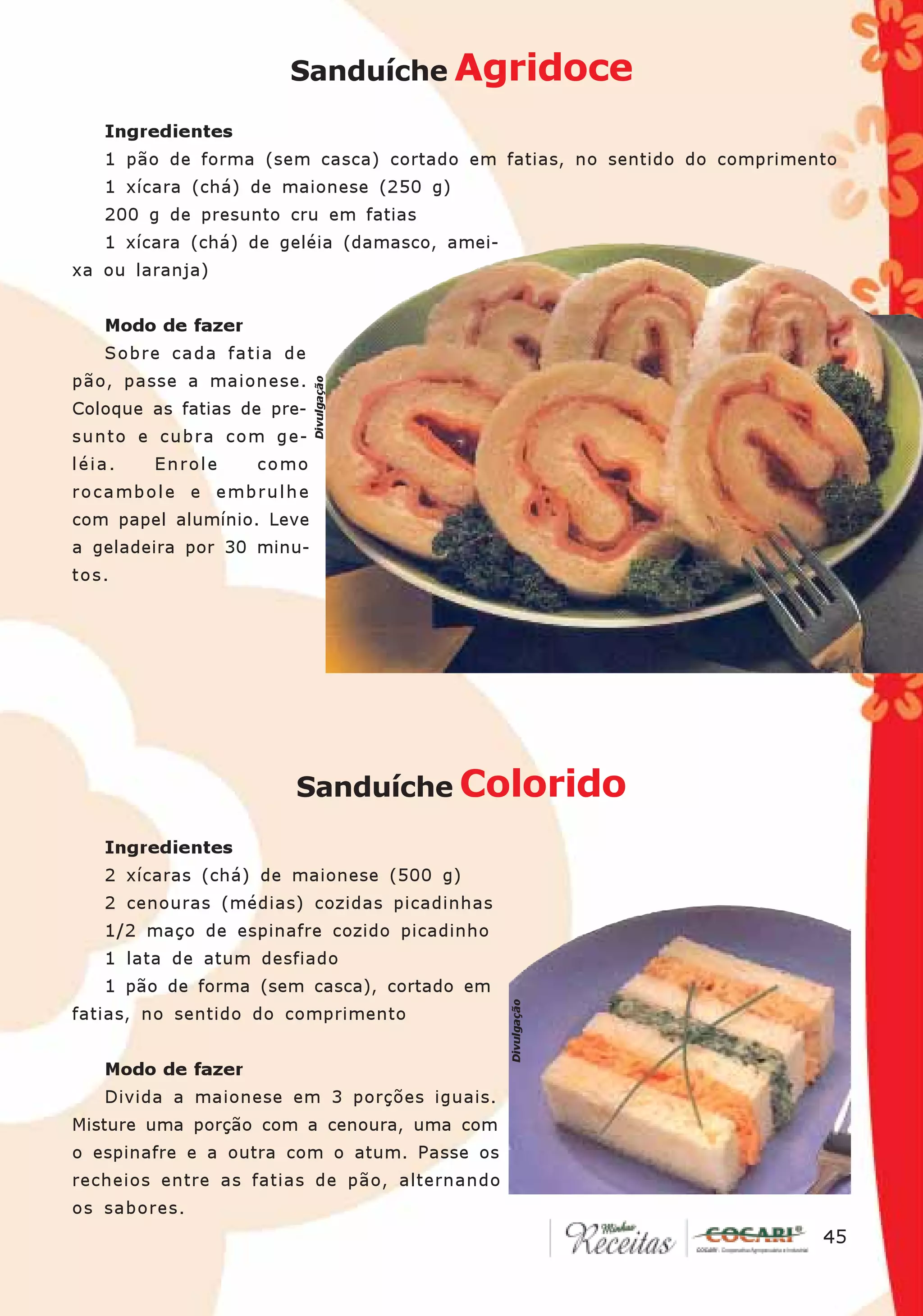 Receitas Cocari