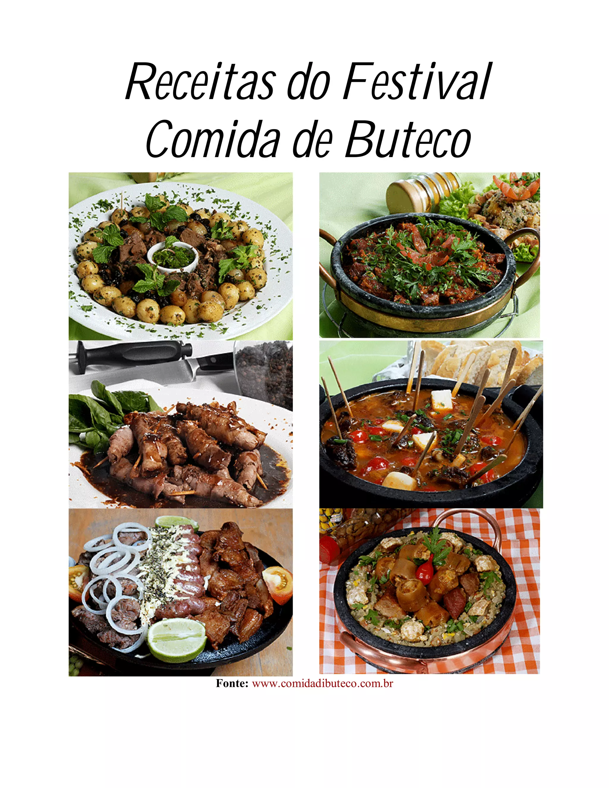 Receitas de comidas de boteco | PDF