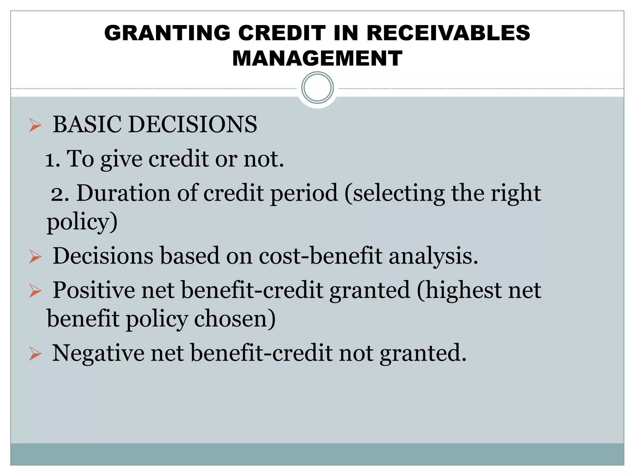 Receivable management presentation1 | PPTX