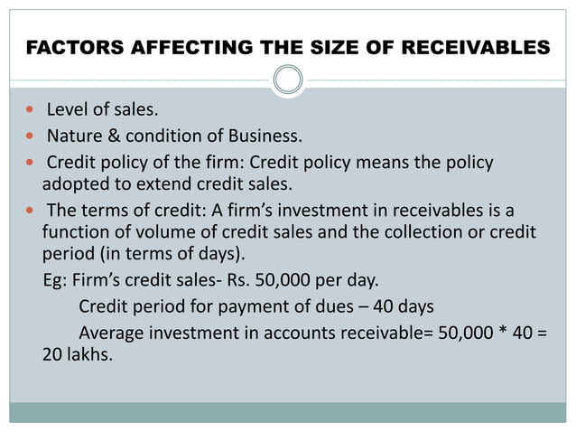 Receivable management presentation1 | PPTX