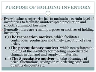 Receivables and inventory mgt | PPTX
