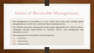 RECEIVABLES MANAGEMENT, FINANCIAL MANAGEMENT.pptx