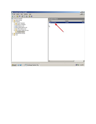 Receive connector configured in exchange server 2003 part 10 | PDF