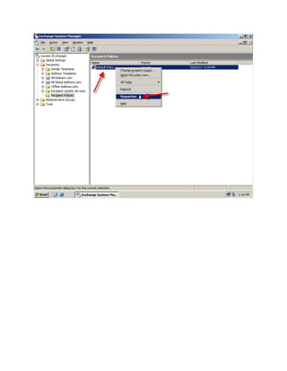 Receive connector configured in exchange server 2003 part 10 | PDF