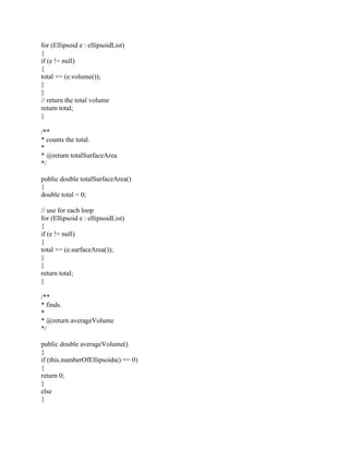 Received this feedback for my EllipsoidListMenuApp- Code below- symbo.pdf | Programming ...