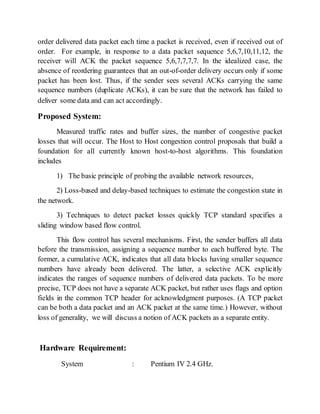 2014 IEEE JAVA NETWORKING PROJECT Receiver based flow control for networks in overload | PDF