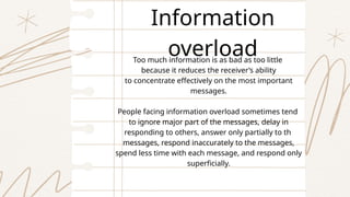 Receiver centric barriers in communication | PPT