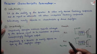 Receiver characteristics | Communication Systems | PPTX