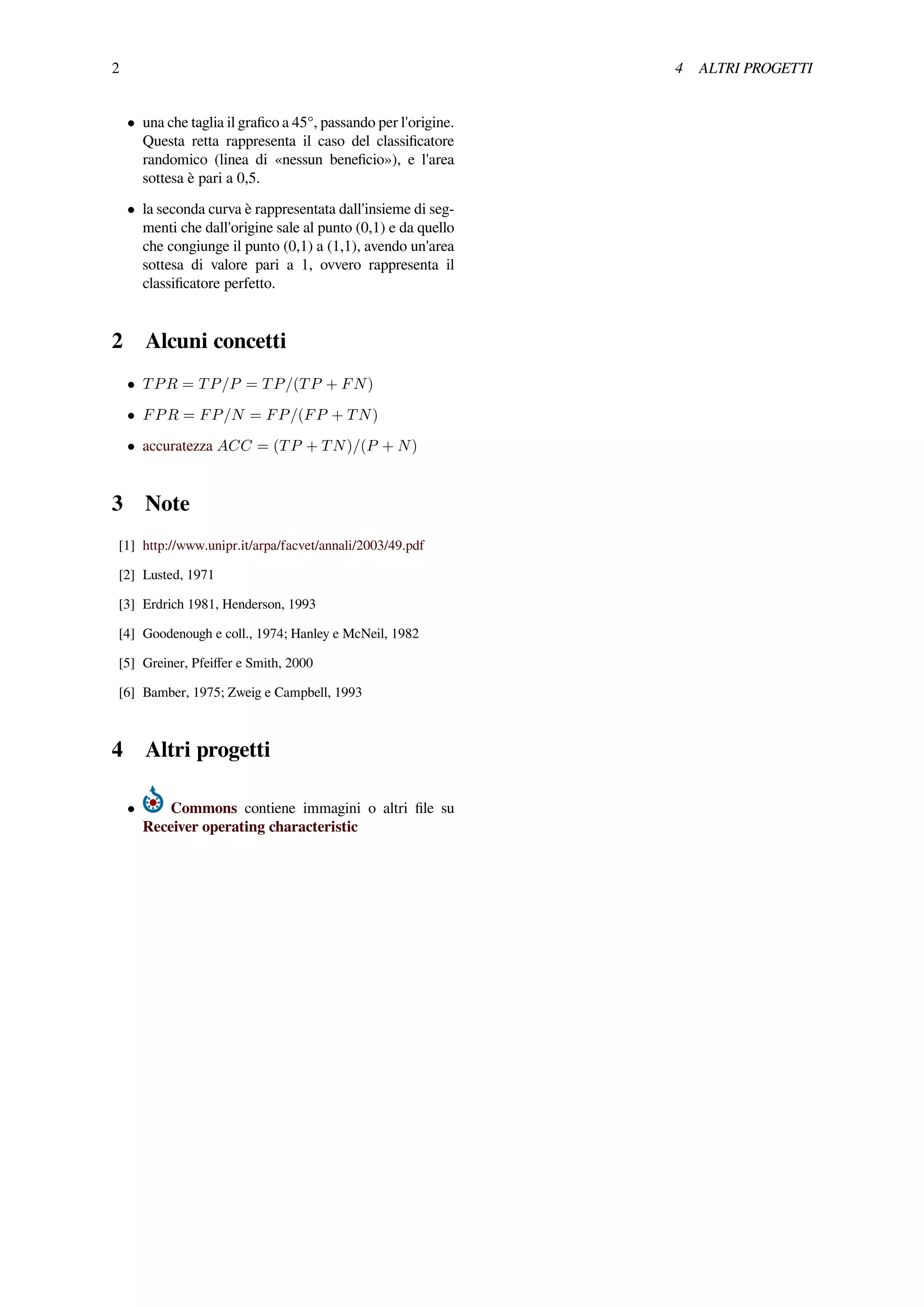 ROC :Receiver operating characteristic | PDF