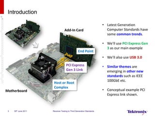 Receiver Testing To Third Generation Standerds | PPT