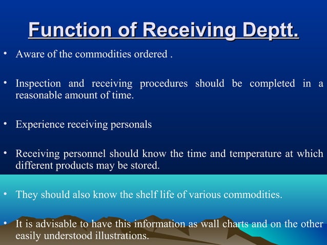 Receiving | PPT