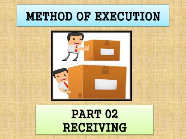 RECEIVING CONTROL POLICIES | PPTX | Retail Industry | Industries