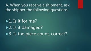 Receiving and Inspecting Freight Shipments.pptx