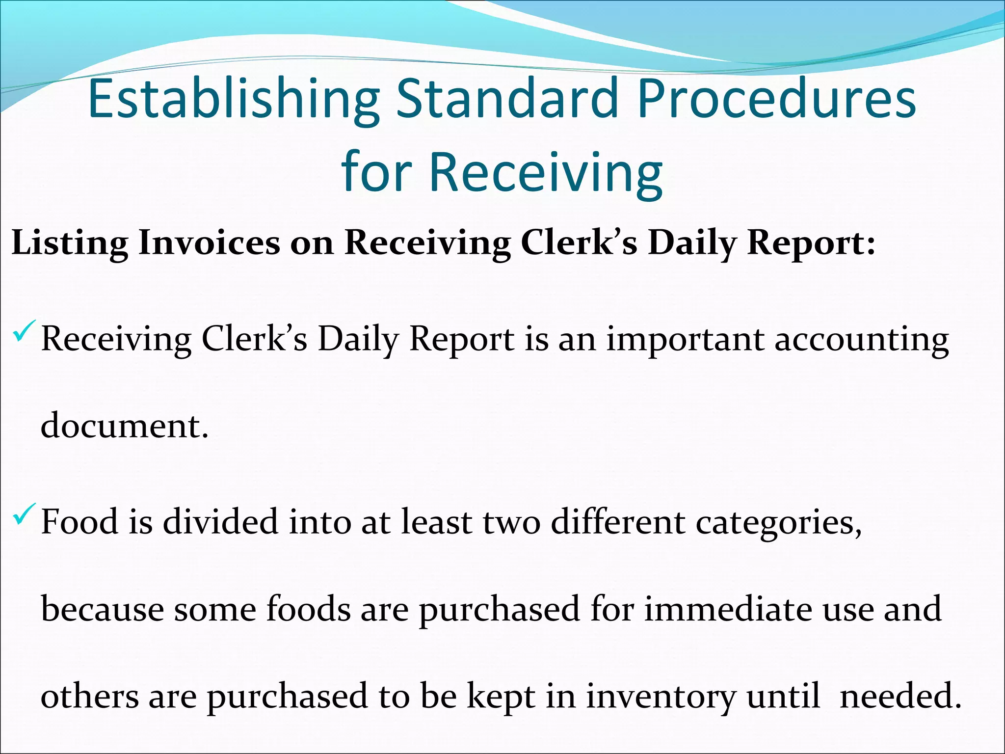Receiving Controls | PPT
