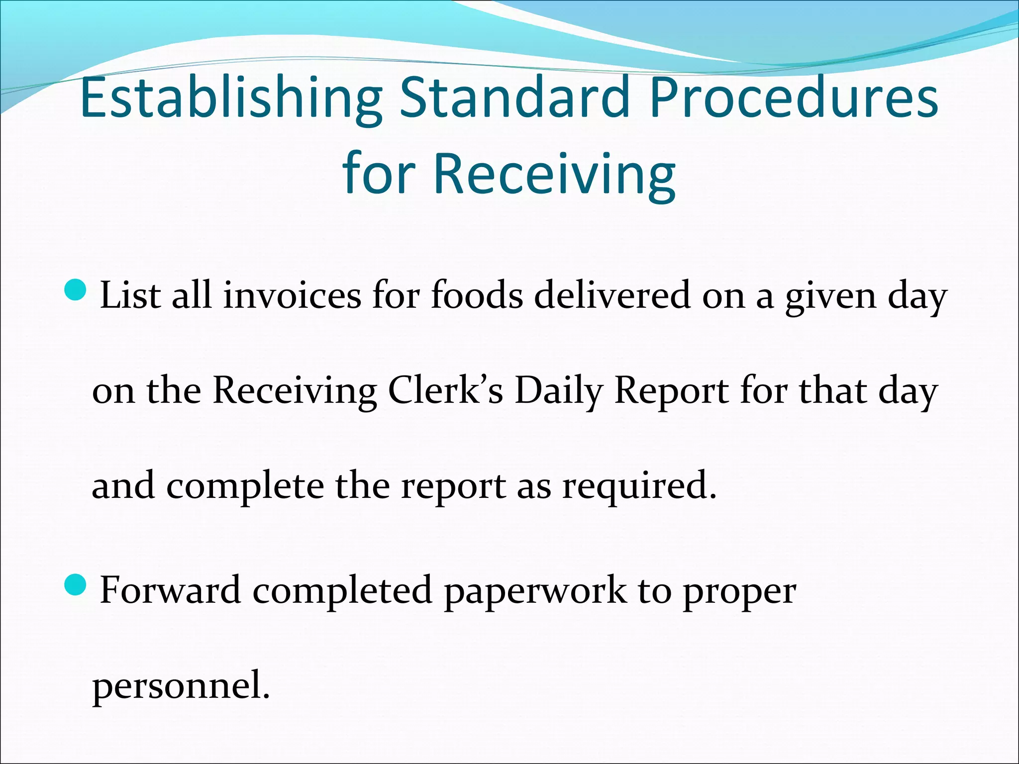 Receiving Controls | PPT