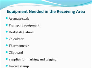 Receiving Controls | PPT