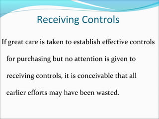 Receiving Controls | PPT