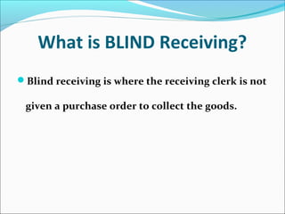 Receiving Controls | PPT