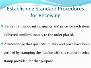 Receiving Controls | PPT