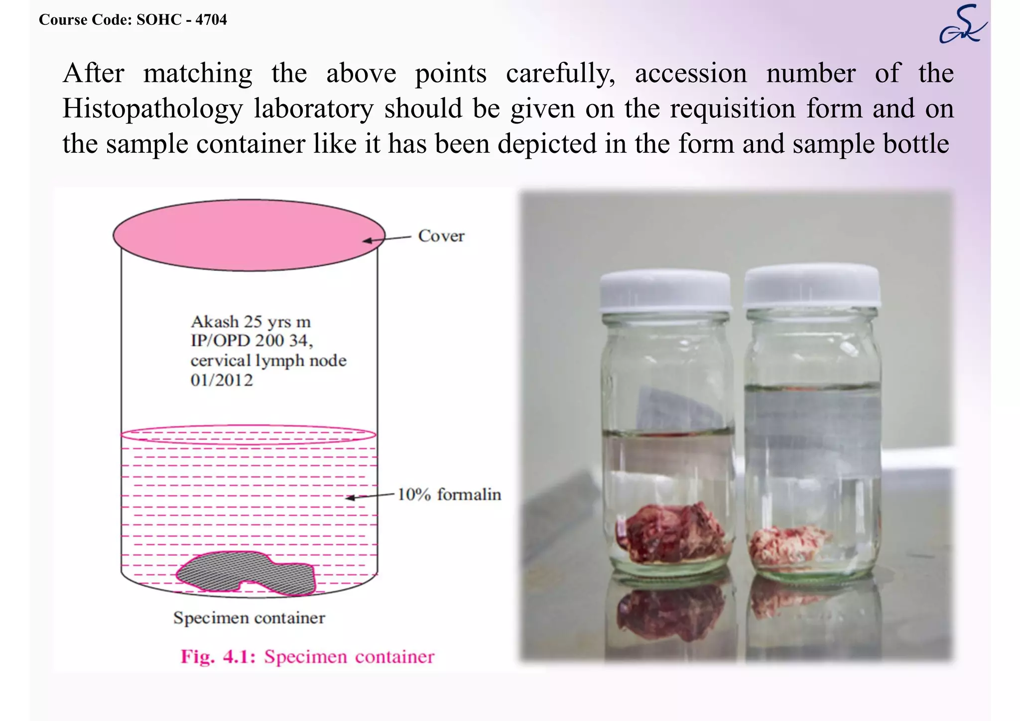 Receiving of surgical specimens | PDF | Surgery | Medical Health