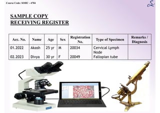 Receiving of surgical specimens | PDF | Surgery | Medical Health