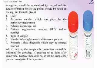 Receiving of surgical specimens | PDF