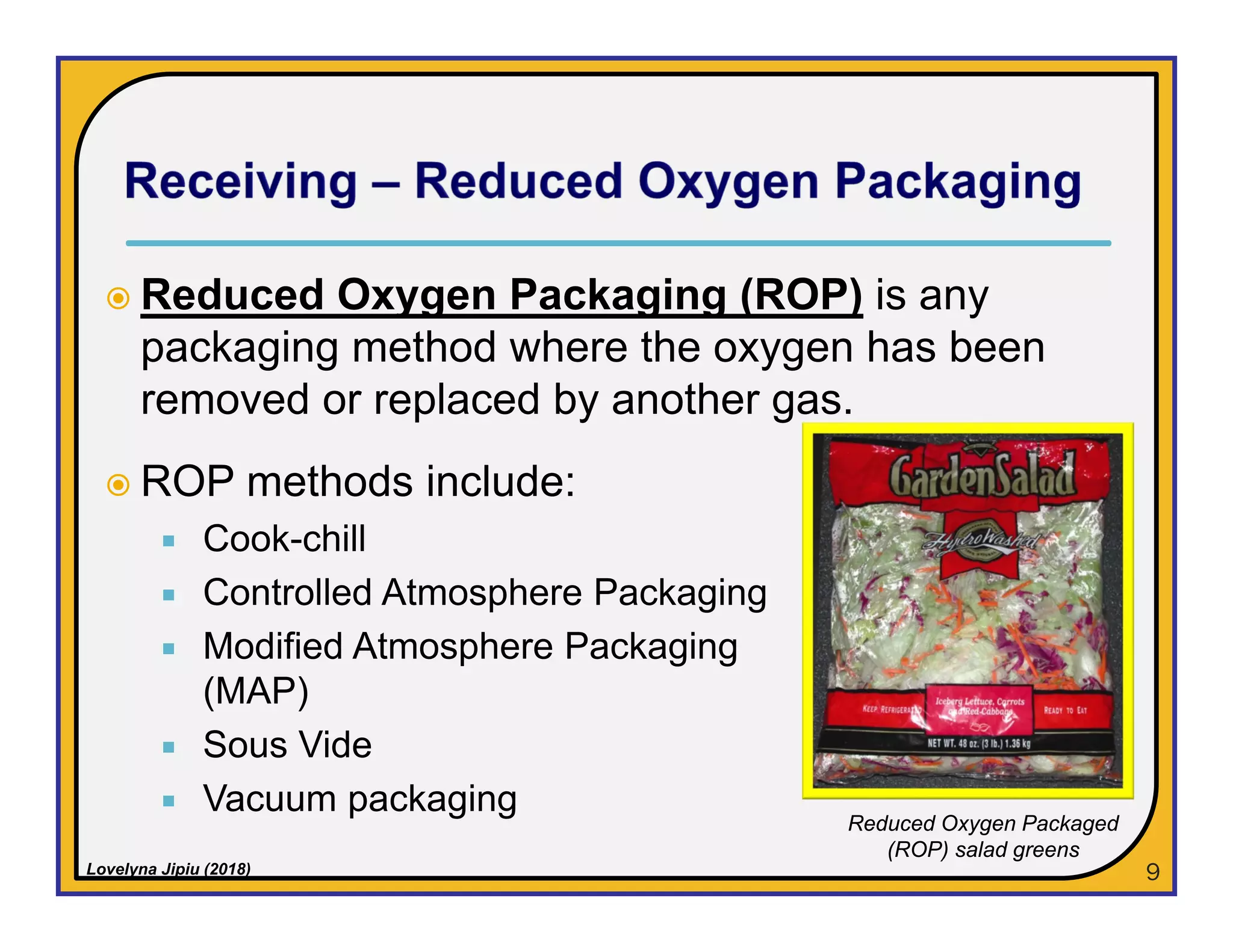 Food Receiving process | PDF