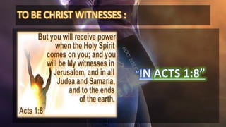 RECEIVING THE POWER TO SERVE | PPTX