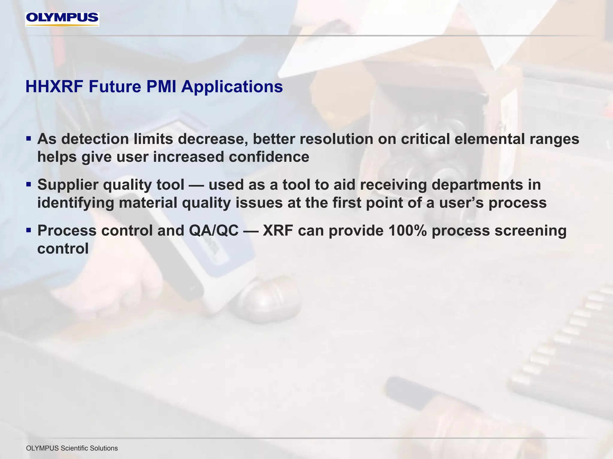 Recent Advances in Handheld X-Ray Fluorescence-Based Alloy PMI/Material ...