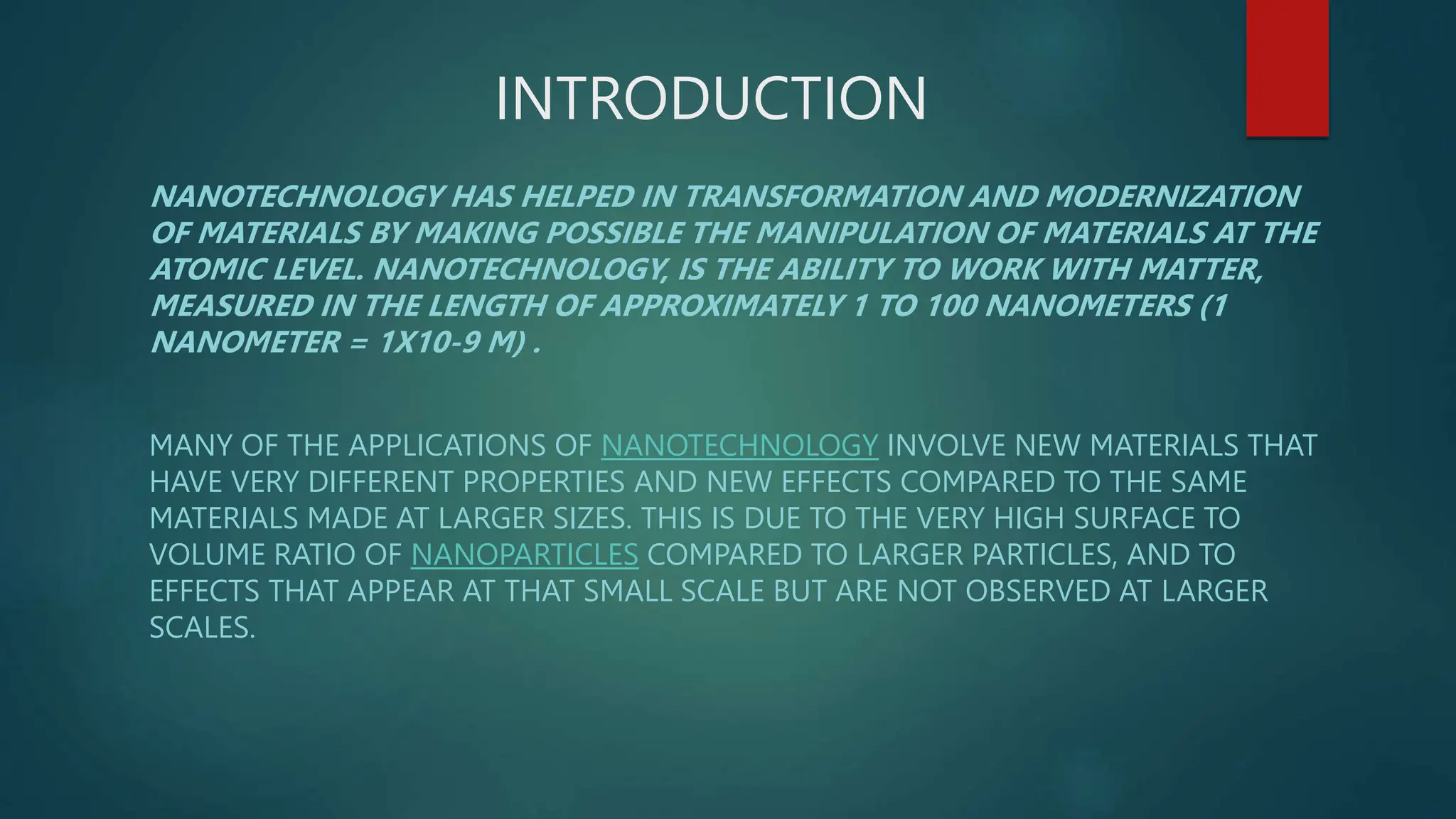 Recent advancement in nanotechnology.pptx