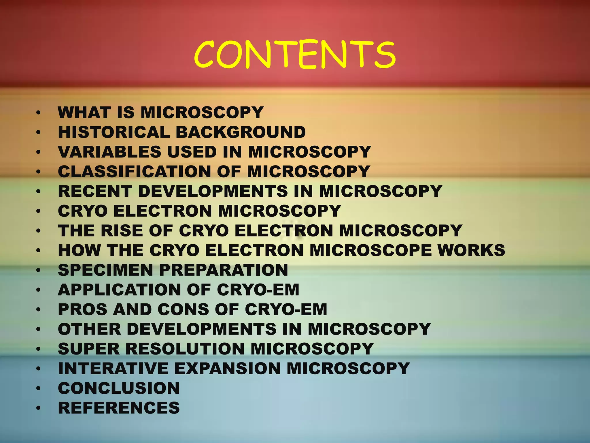 Recent advancement in microscopic techniques cryoem and super | PPTX