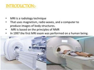 Recent advancement in MRI | PPTX