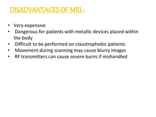 Recent advancement in MRI | PPTX