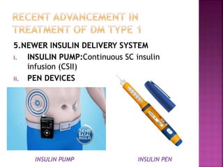 Recent advancement in treatment of diabetes mellitus | PPTX | Endocrine ...