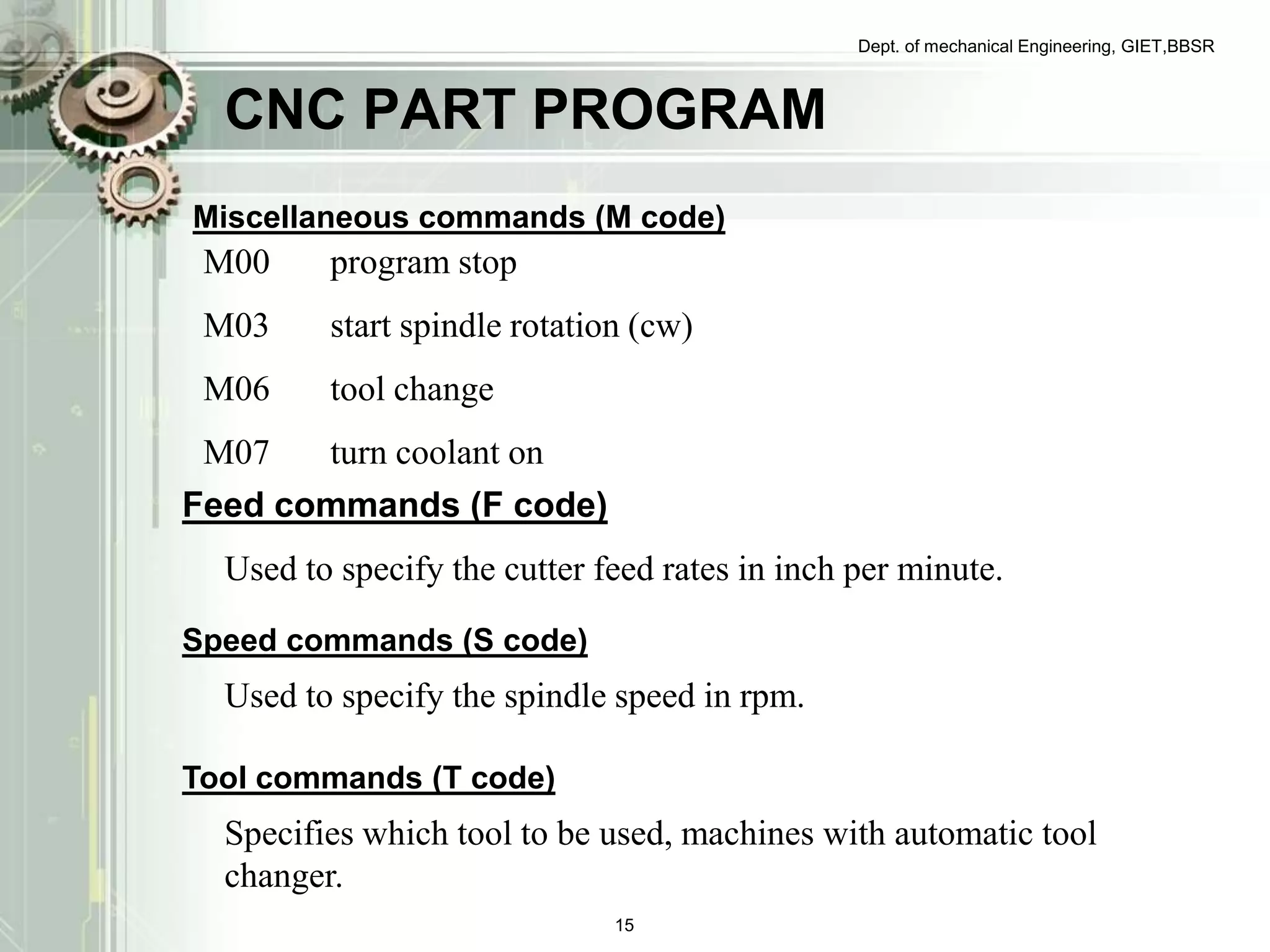 Recent Advancement of CNC Technology | PPTX