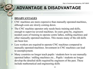 Recent Advancement of CNC Technology | PPTX