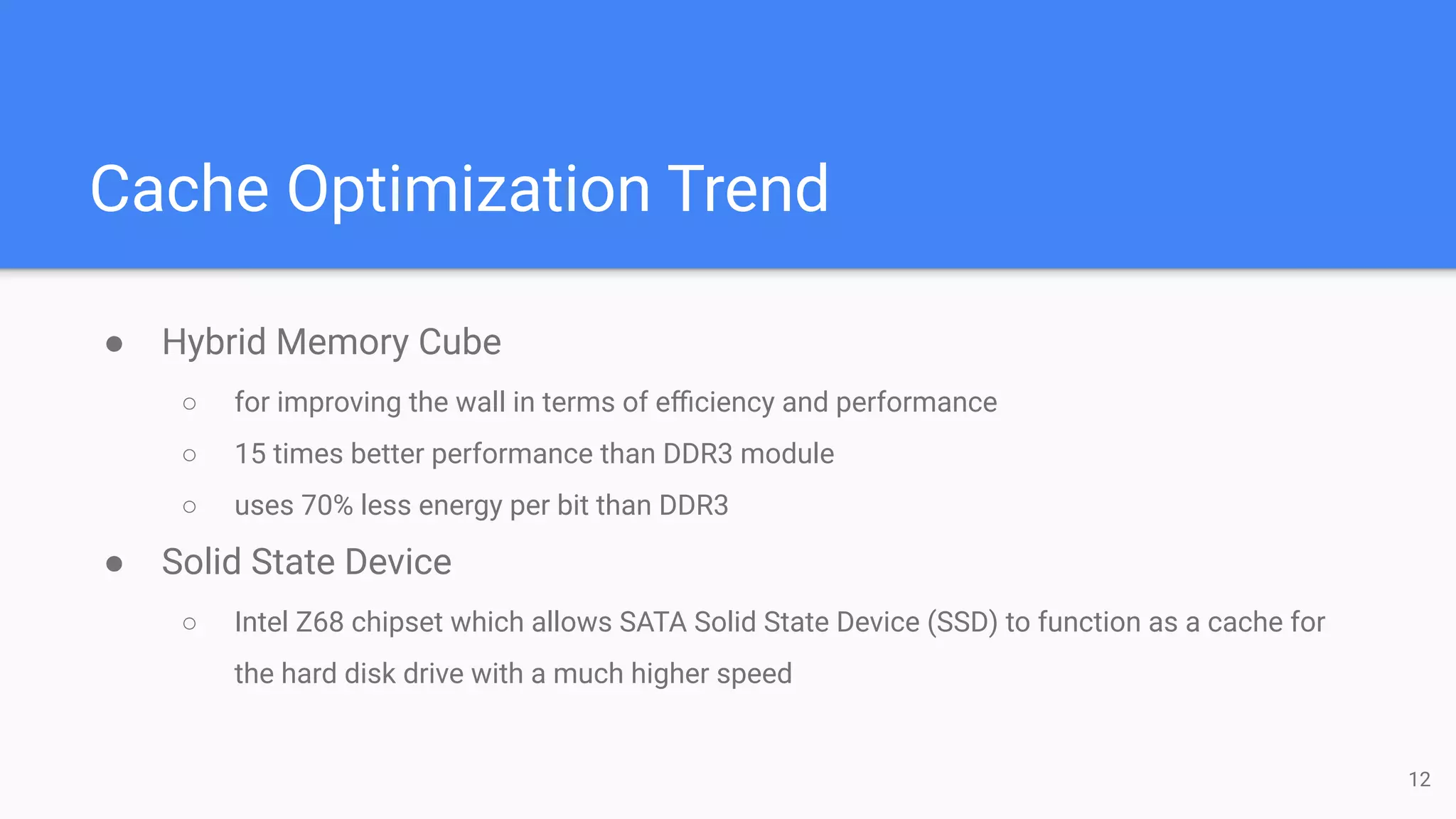 Recent advancements in cache technology | PPT