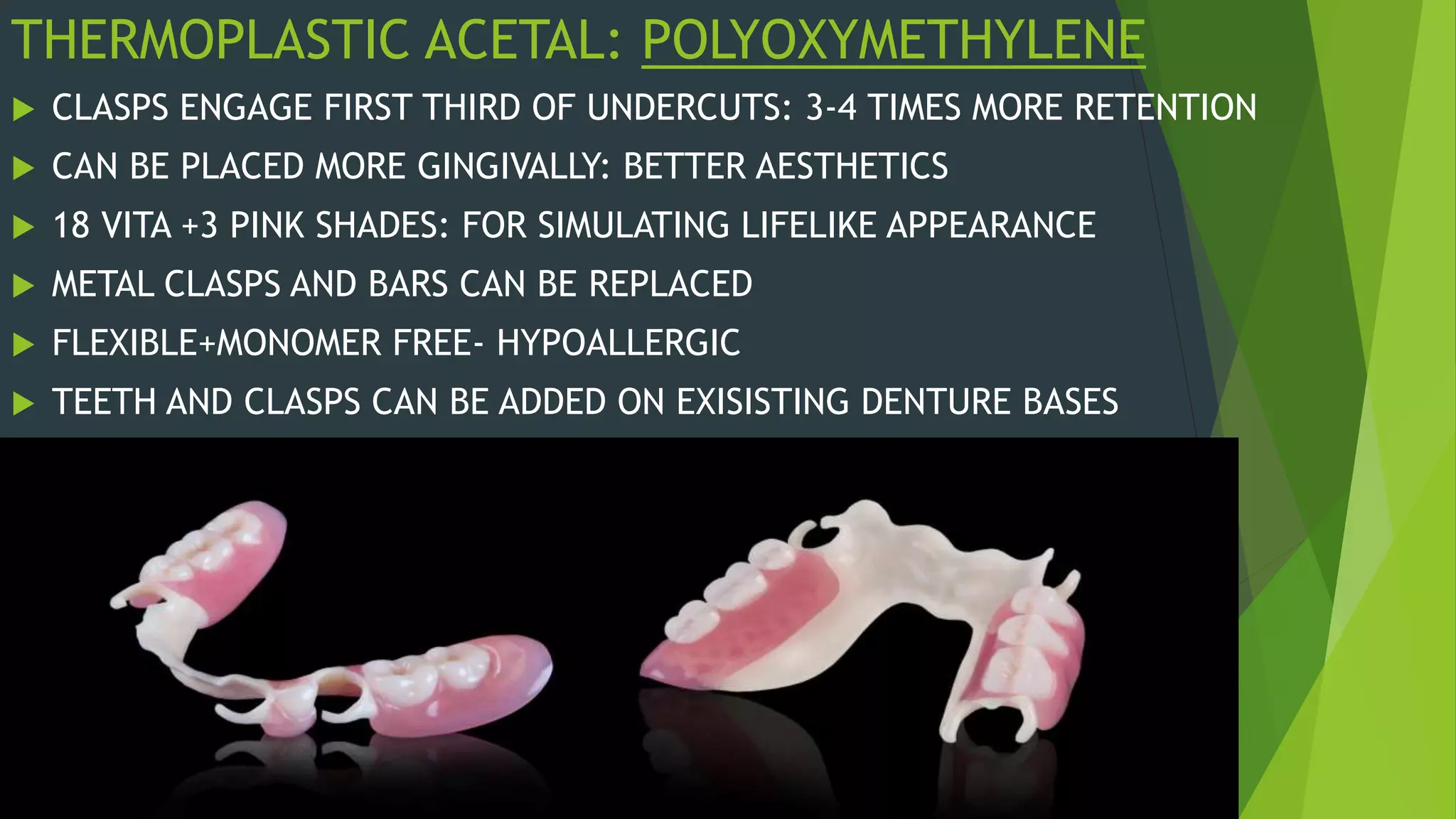Recent advancements in denture base materials [autosaved] | PPTX