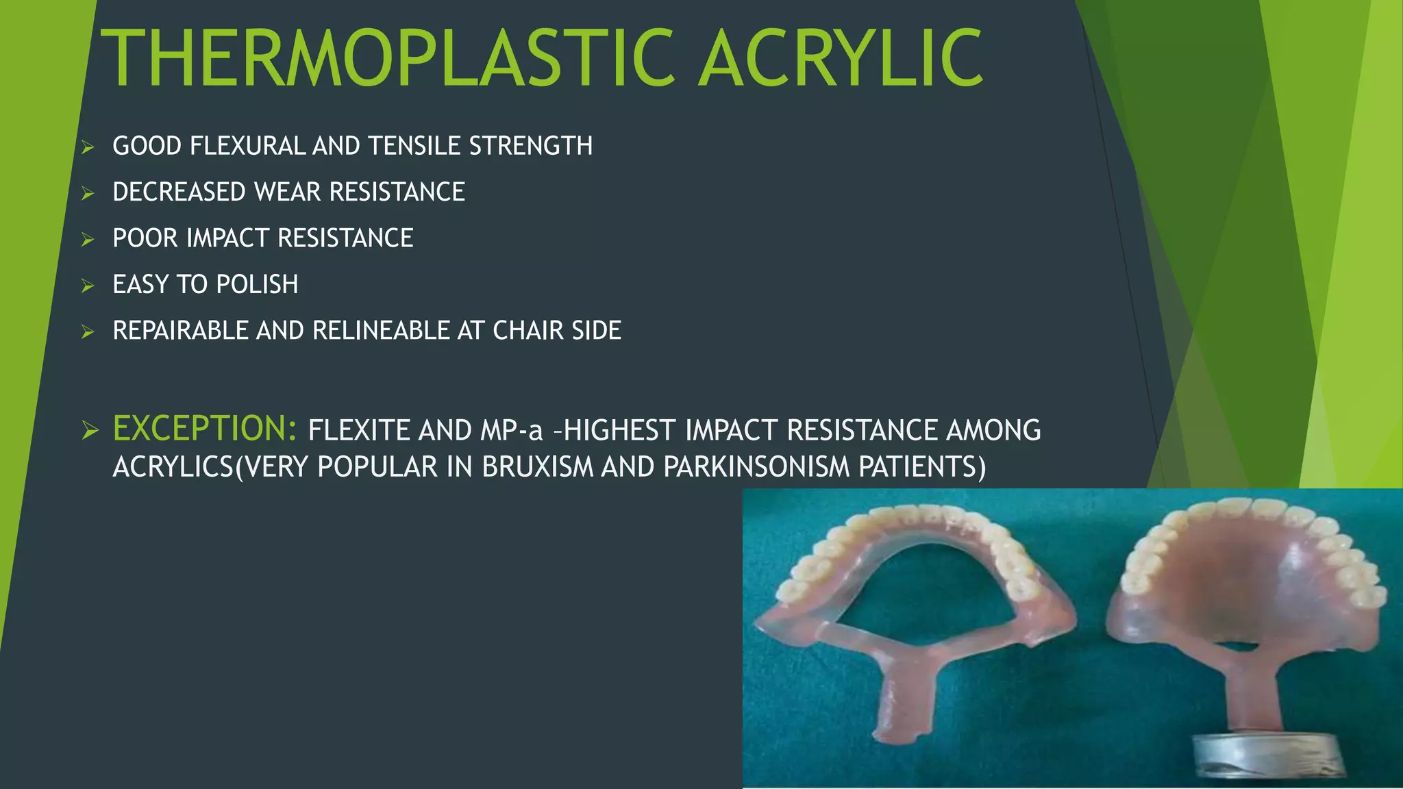 Recent advancements in denture base materials [autosaved] | PPTX