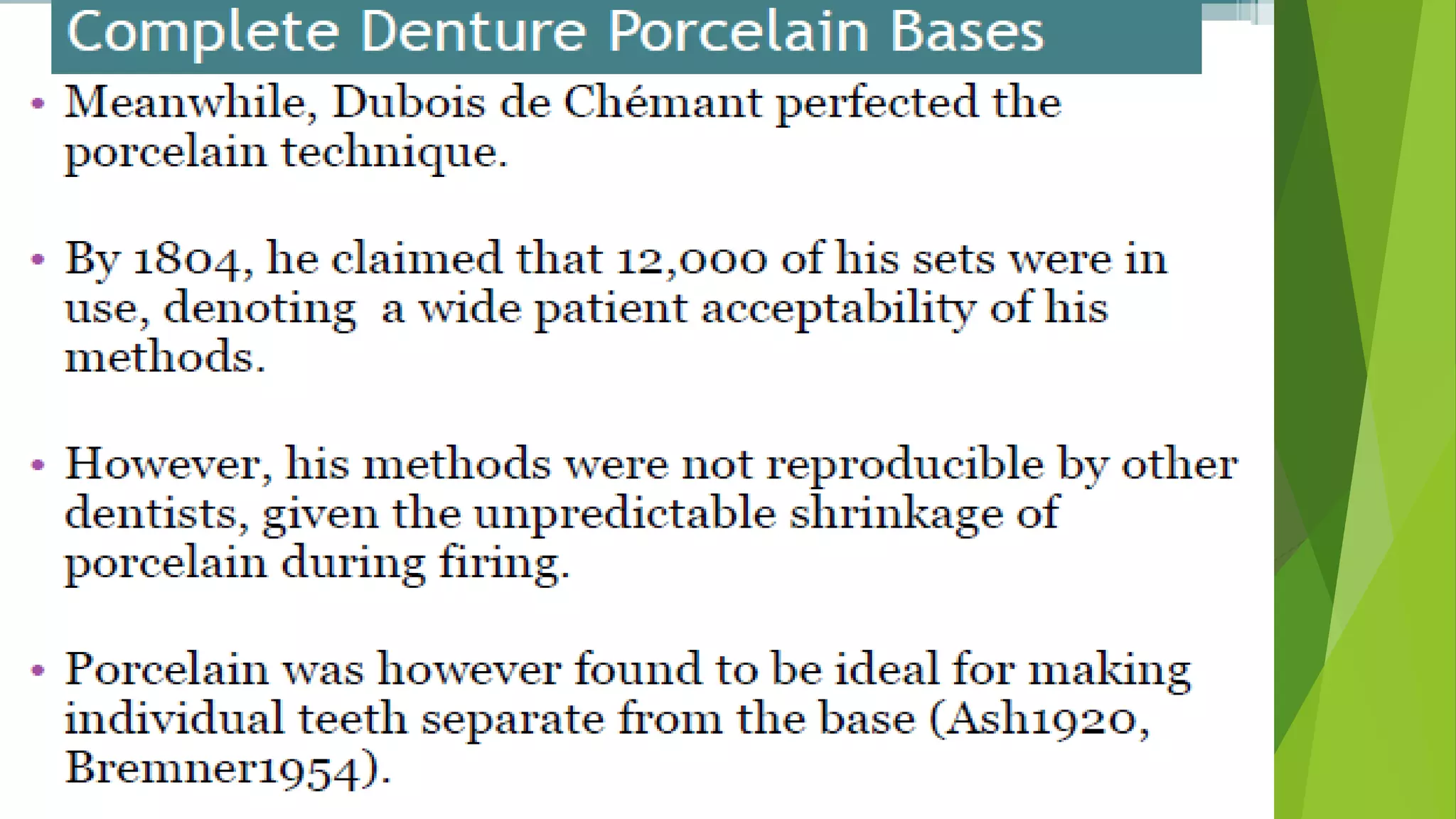 Recent advancements in denture base materials [autosaved] | PPTX