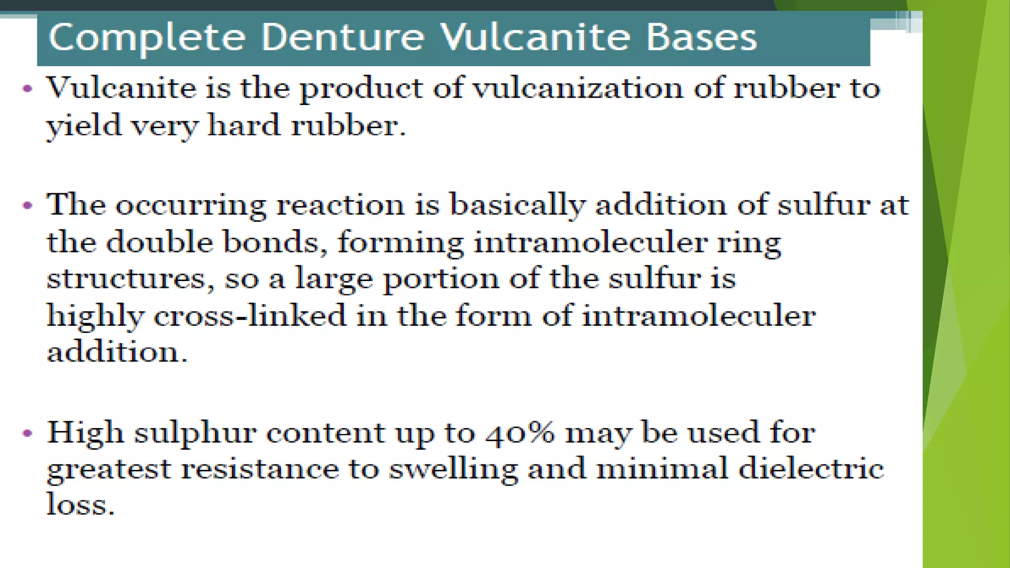Recent advancements in denture base materials [autosaved] | PPTX