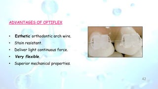 recent advances in orthodontic materials | PPTX