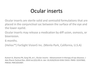 Recent advances for anti glaucoma drugs delivery.pptx