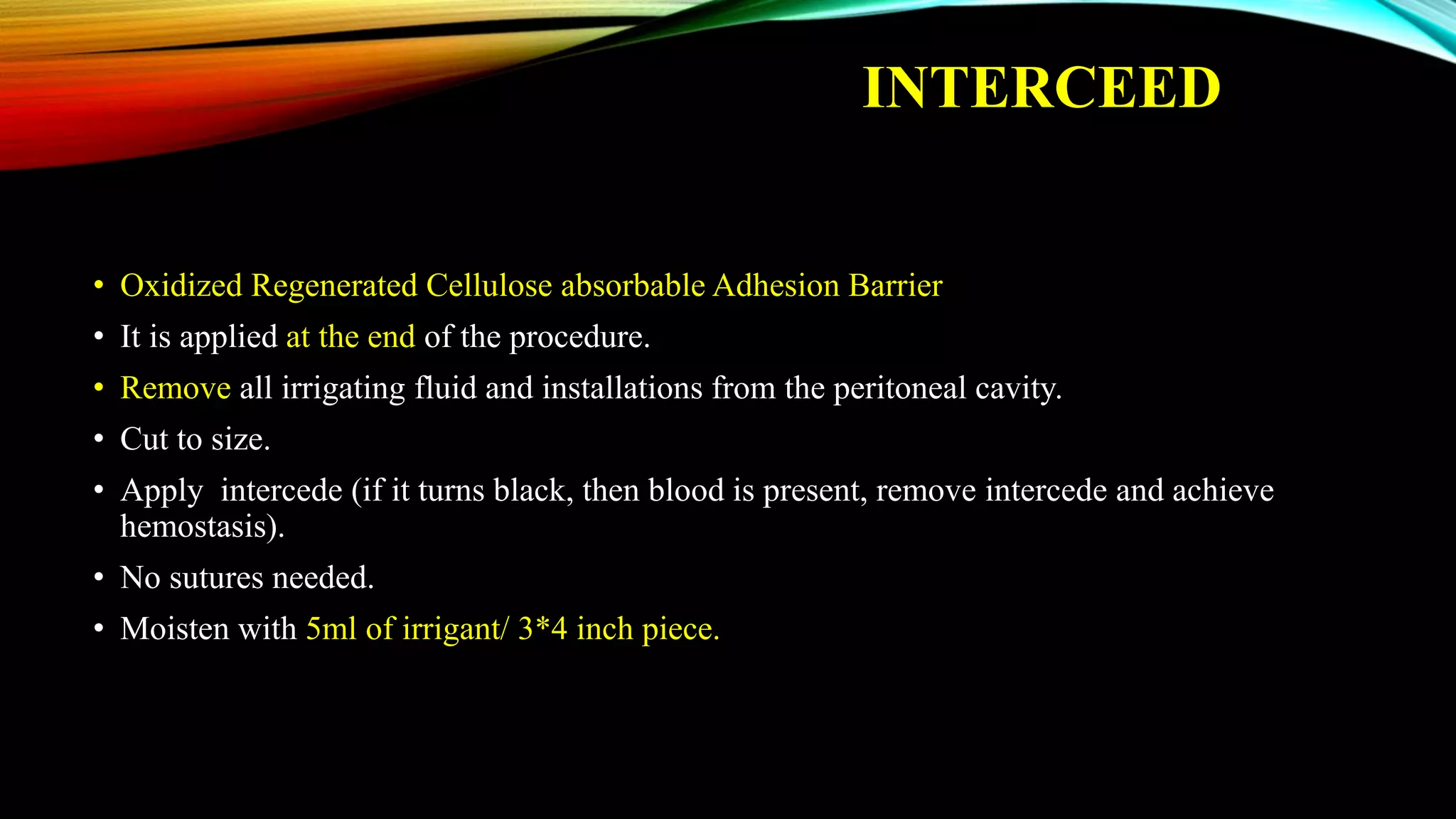 Recent advances in adhesion prevention post laparoscopic surgery.pptx