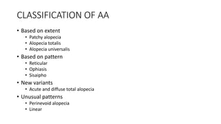 Recent Advances in Alopecia Areata.pptx