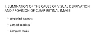 RECENT ADVANCES IN AMBLYOPIA TREATMENT AND PLEOPTICS PPT.pptx