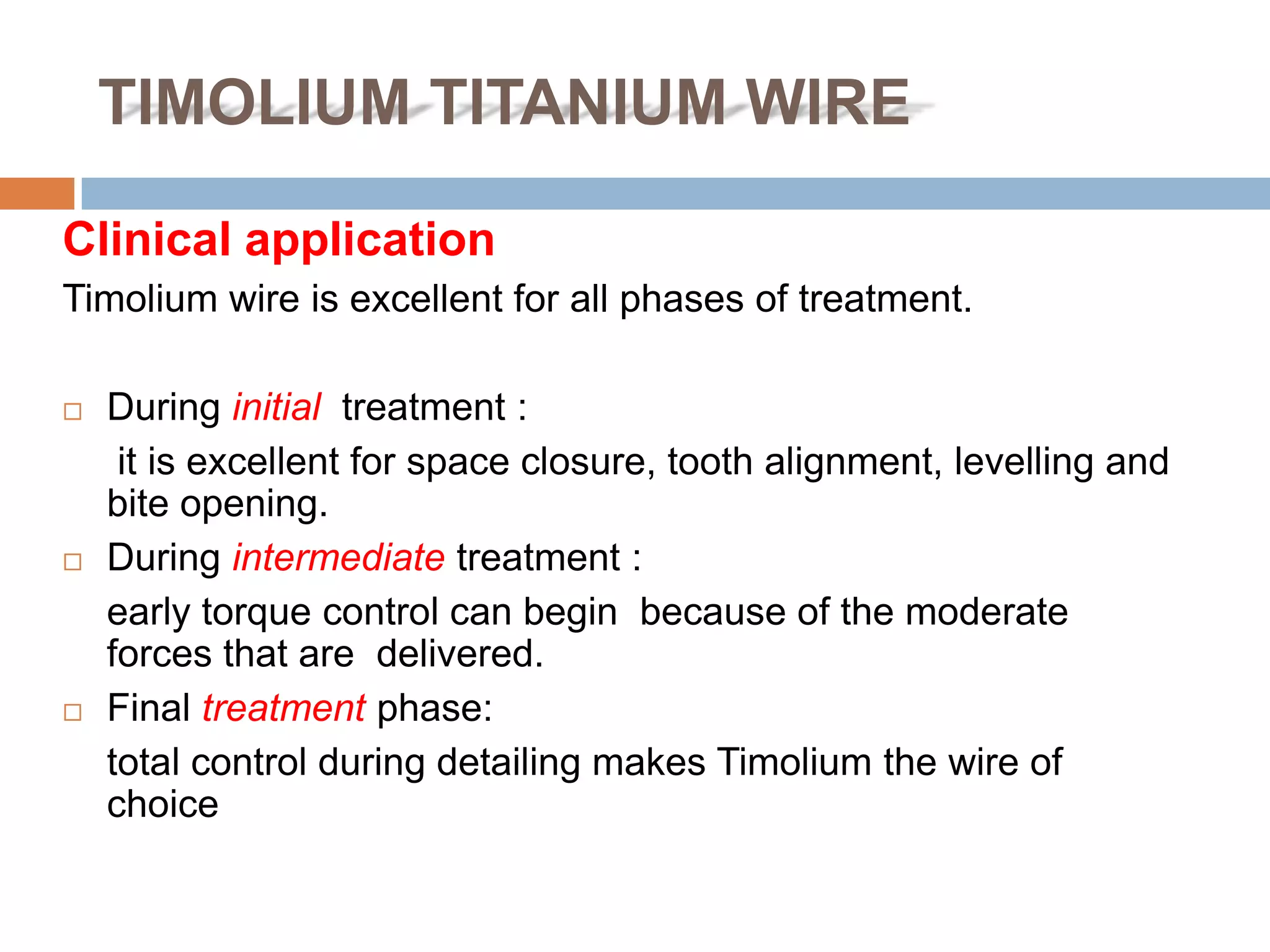 Recent advances in arch wires | PPTX
