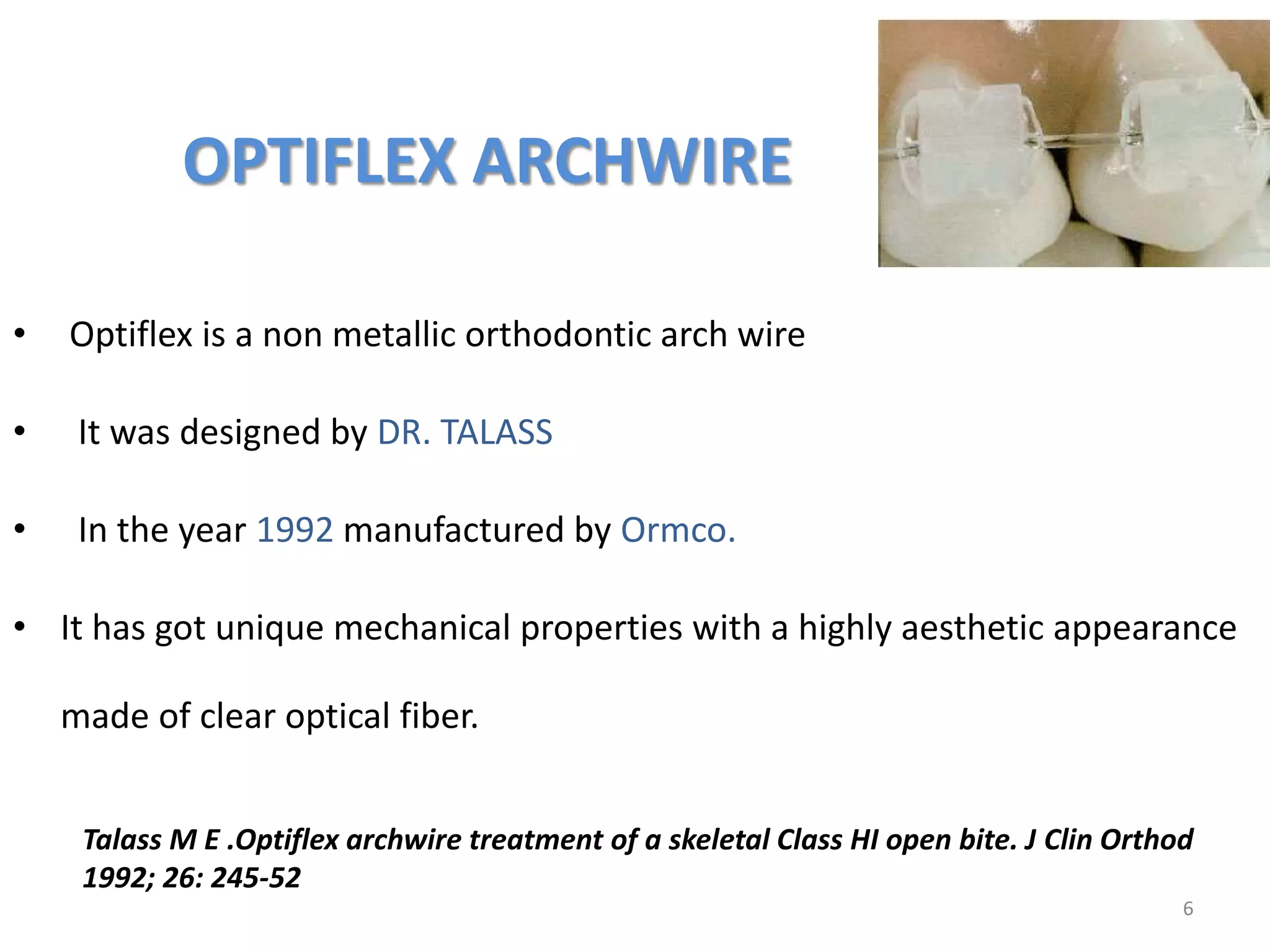 Recent advances in arch wires.pptx