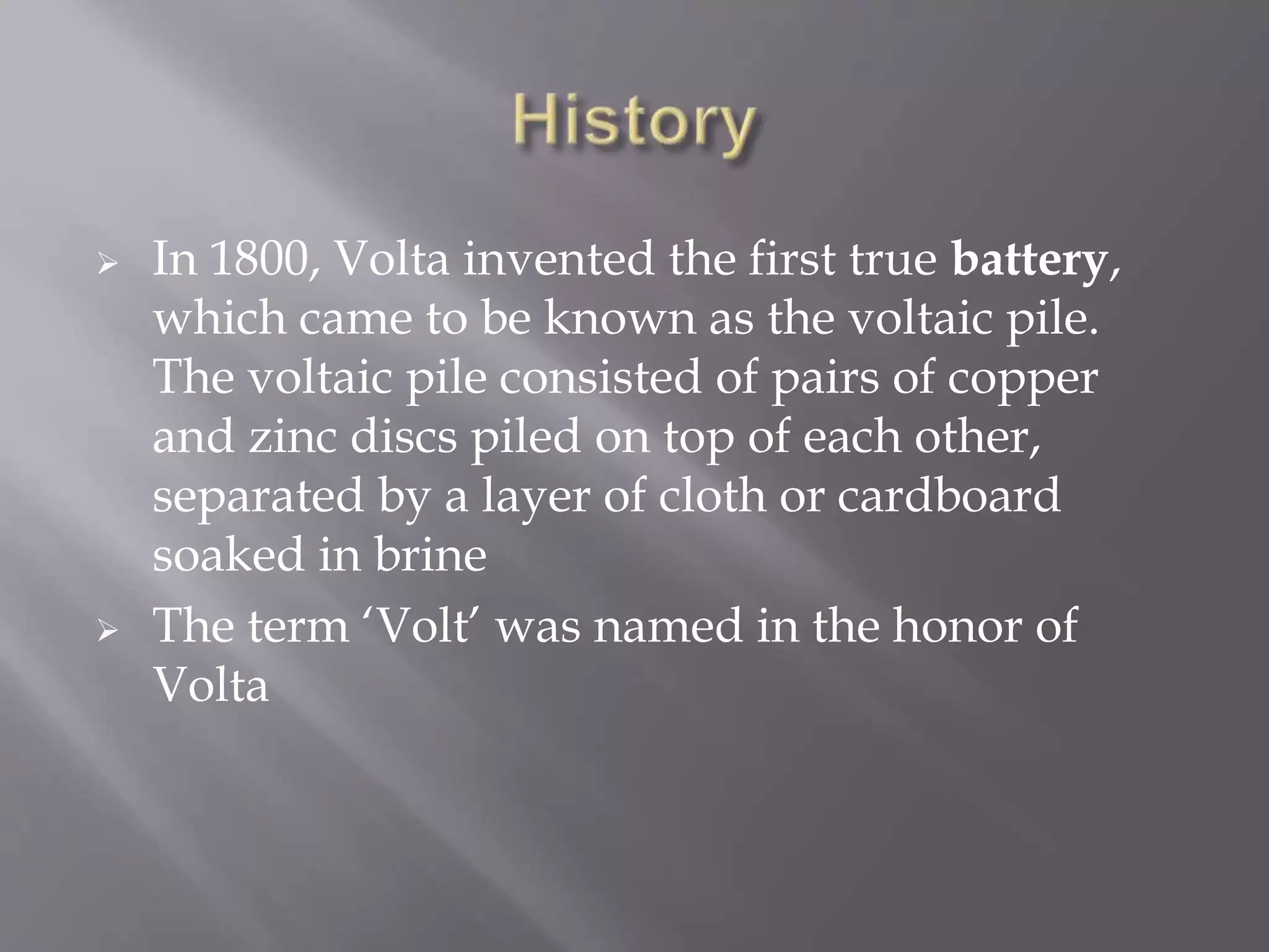 Recent advances in battery science and technology | PPTX
